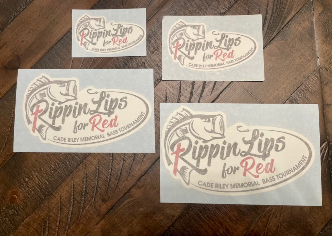 Original Logo Decal – Rippin Lips For Red